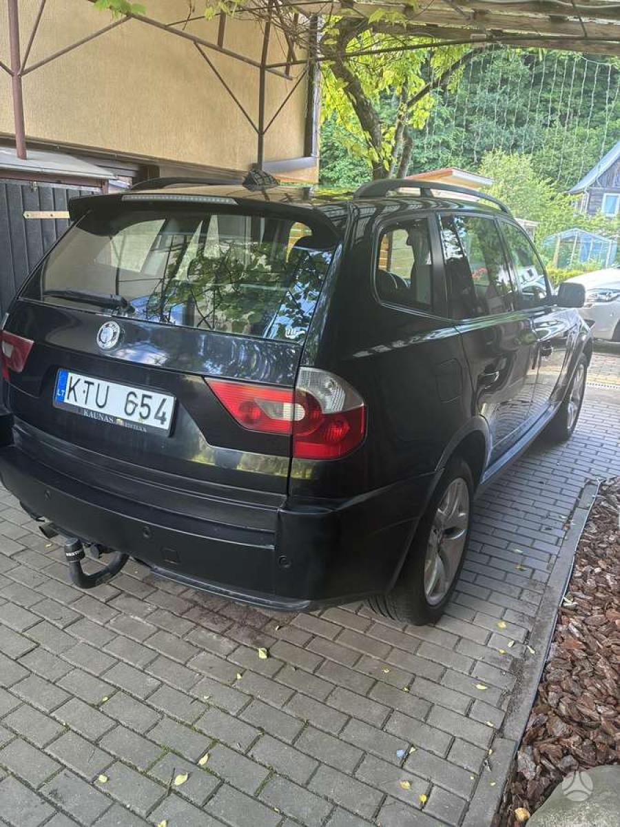 Melns BMW X3 2005 Kauņa, ar dzinēja tilpumu 2.00 L un nobraukumu 259 tūkst. km par 4400 €, foto 6 vietnē AUTOMOTO.COM.LV