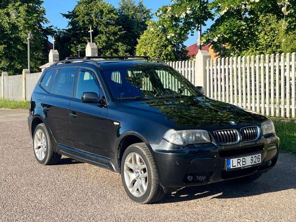 Black BMW X3 2005 in Kaunas, with an engine capacity of 2.99 L and mileage of 230 thousand km for 4200 €, photo 2 on AUTOMOTO.COM.LV