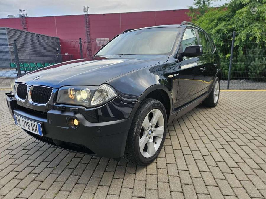 Черный БМВ Х3 2005 в Каунас, объемом двигателя 3.00 л и пробегом 228 тыс. км за 5250 €, фото 5 на AUTOMOTO.COM.LV
