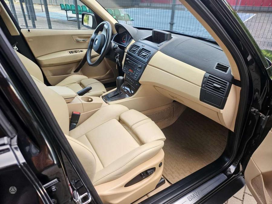Черный БМВ Х3 2005 в Каунас, объемом двигателя 3.00 л и пробегом 228 тыс. км за 5250 €, фото 30 на AUTOMOTO.COM.LV
