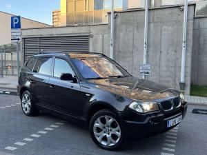 Black BMW X3 2005 in Vilnius, with an engine capacity of 2.00 L and mileage of 400 thousand km for 2800 €, photo  on AUTOMOTO.COM.LV