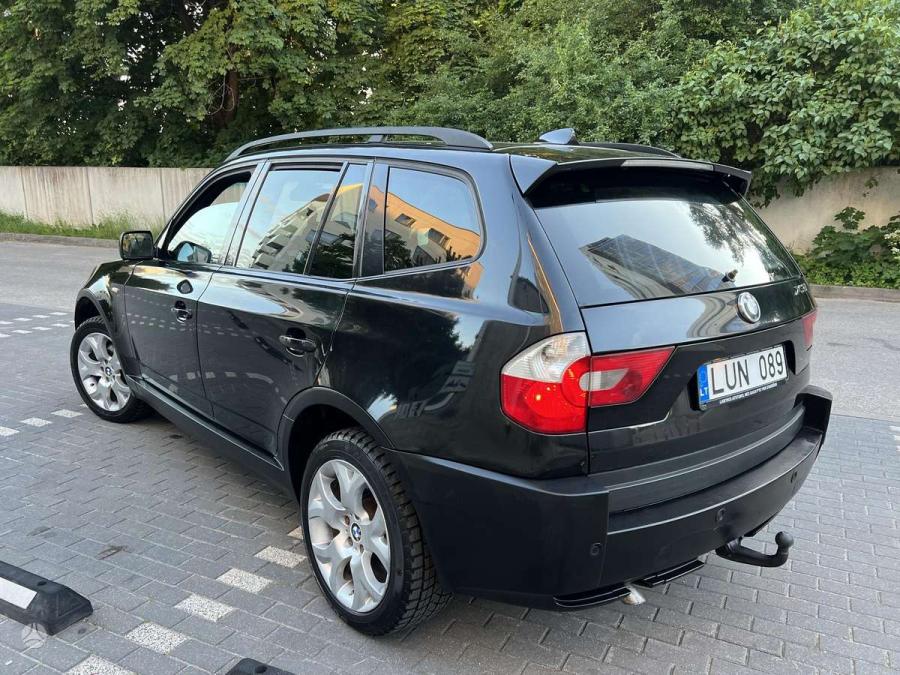 Melns BMW X3 2005 Viļņa, ar dzinēja tilpumu 2.00 L un nobraukumu 400 tūkst. km par 2800 €, foto 6 vietnē AUTOMOTO.COM.LV