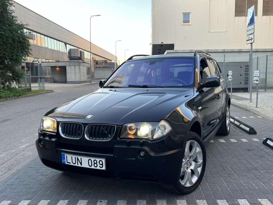 Melns BMW X3 2005 Viļņa, ar dzinēja tilpumu 2.00 L un nobraukumu 400 tūkst. km par 2800 €, foto 11 vietnē AUTOMOTO.COM.LV