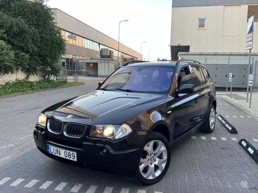Melns BMW X3 2005 Viļņa, ar dzinēja tilpumu 2.00 L un nobraukumu 400 tūkst. km par 2800 €, foto 12 vietnē AUTOMOTO.COM.LV