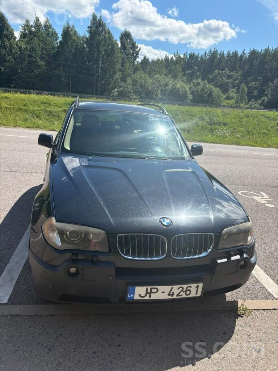 Melns BMW X3 2005 Jēkabpils, ar dzinēja tilpumu 3.00 L un nobraukumu 402 tūkst. km par 2500 €, foto 3 vietnē AUTOMOTO.COM.LV