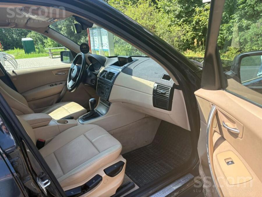 Melns BMW X3 2005 Jēkabpils, ar dzinēja tilpumu 3.00 L un nobraukumu 402 tūkst. km par 2500 €, foto 8 vietnē AUTOMOTO.COM.LV