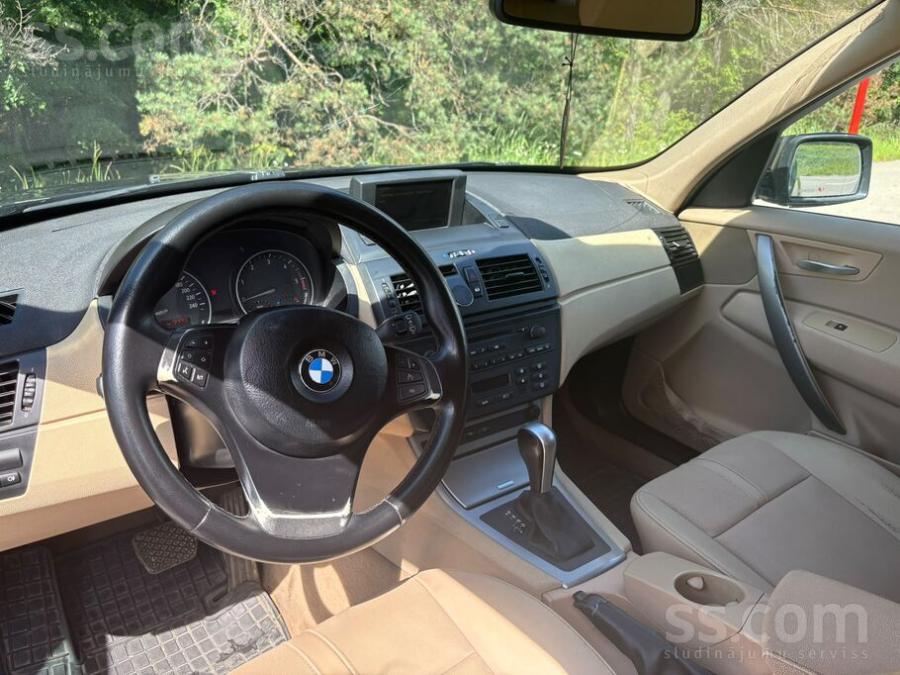 Melns BMW X3 2005 Jēkabpils, ar dzinēja tilpumu 3.00 L un nobraukumu 402 tūkst. km par 2500 €, foto 9 vietnē AUTOMOTO.COM.LV