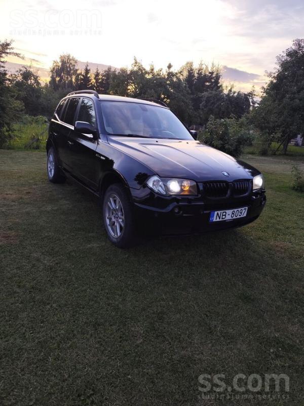 Black BMW X3 2005 in Jelgava, with an engine capacity of 3.00 L and mileage of 339 thousand km for 3150 €, photo 1 on AUTOMOTO.COM.LV