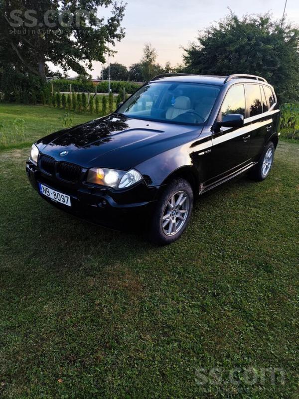 Black BMW X3 2005 in Jelgava, with an engine capacity of 3.00 L and mileage of 339 thousand km for 3150 €, photo 2 on AUTOMOTO.COM.LV