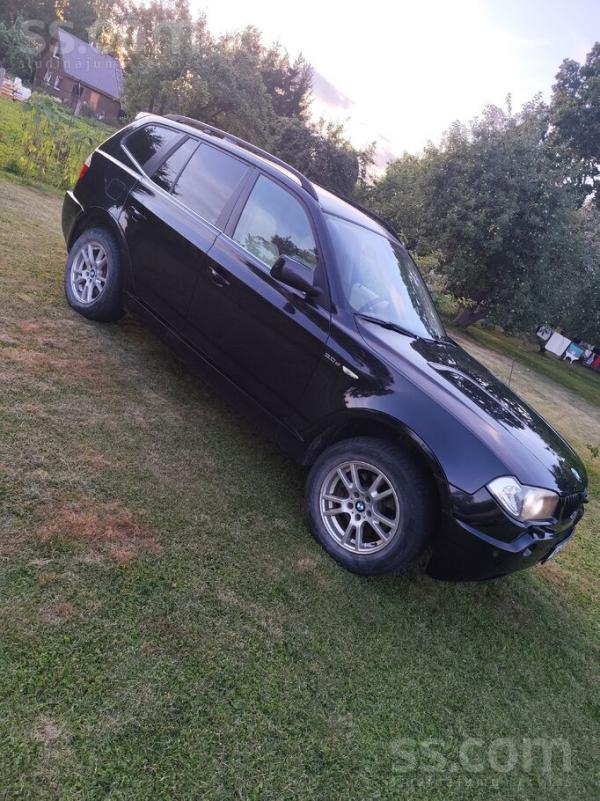 Black BMW X3 2005 in Jelgava, with an engine capacity of 3.00 L and mileage of 339 thousand km for 3150 €, photo 3 on AUTOMOTO.COM.LV