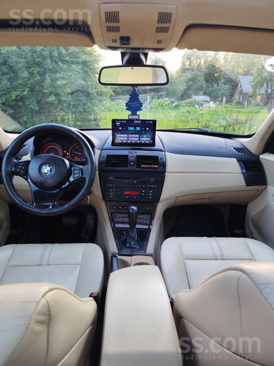 Melns BMW X3 2005 Jelgava, ar dzinēja tilpumu 3.00 L un nobraukumu 339 tūkst. km par 3150 €, foto 13 vietnē AUTOMOTO.COM.LV