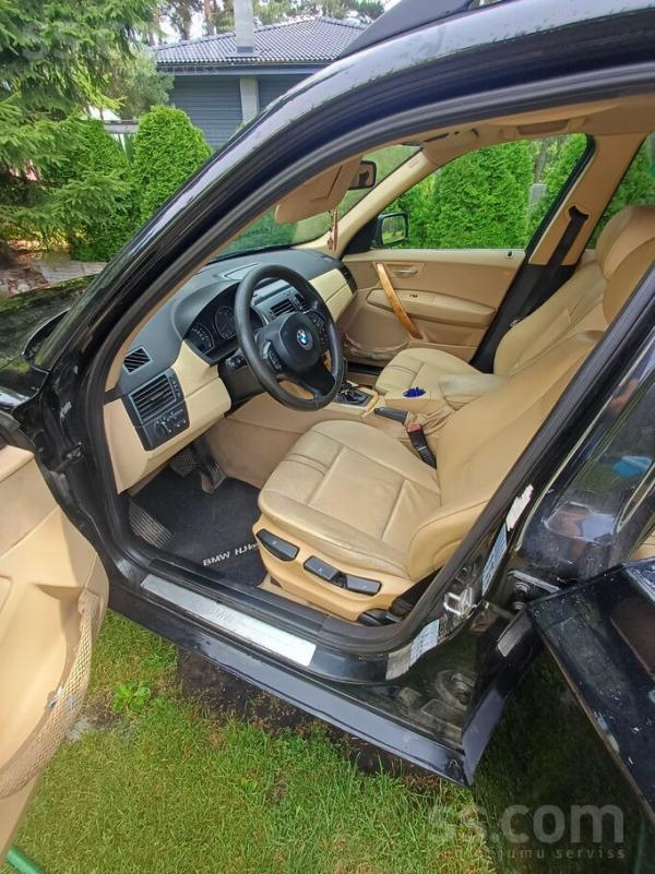 Melns BMW X3 2005 Rīga, ar dzinēja tilpumu 3.00 L un nobraukumu 339 tūkst. km par 3850 €, foto 5 vietnē AUTOMOTO.COM.LV