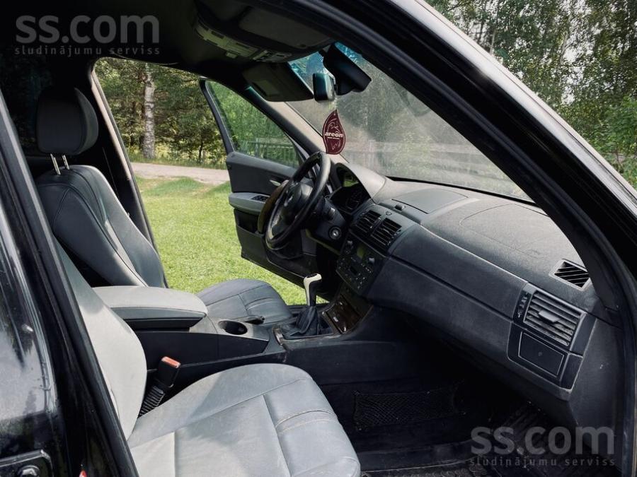 Черный БМВ Х3 2005 в Огре, объемом двигателя 2.00 л и пробегом 351 тыс. км за 3100 €, фото 10 на AUTOMOTO.COM.LV