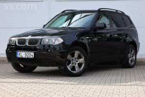 Black BMW X3 2005 in Riga, with an engine capacity of 3.00 L and mileage of 339 thousand km for 3495 €, photo  on AUTOMOTO.COM.LV
