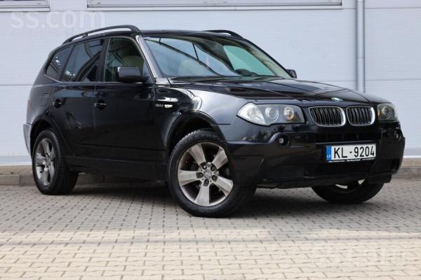 Black BMW X3 2005 in Riga, with an engine capacity of 3.00 L and mileage of 339 thousand km for 3495 €, photo 2 on AUTOMOTO.COM.LV