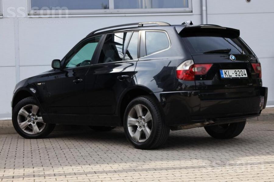 Melns BMW X3 2005 Rīga, ar dzinēja tilpumu 3.00 L un nobraukumu 339 tūkst. km par 3495 €, foto 4 vietnē AUTOMOTO.COM.LV