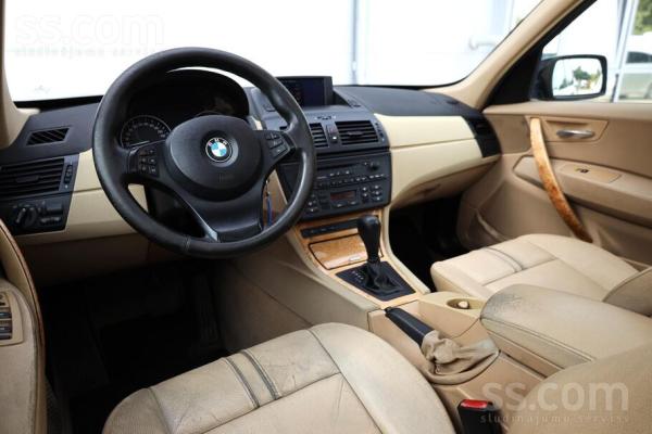 Black BMW X3 2005 in Riga, with an engine capacity of 3.00 L and mileage of 339 thousand km for 3495 €, photo 6 on AUTOMOTO.COM.LV