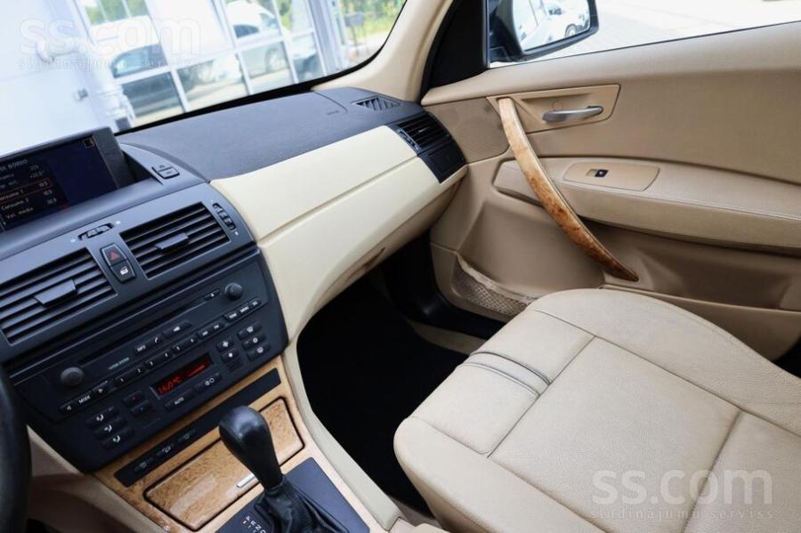Melns BMW X3 2005 Rīga, ar dzinēja tilpumu 3.00 L un nobraukumu 339 tūkst. km par 3495 €, foto 9 vietnē AUTOMOTO.COM.LV