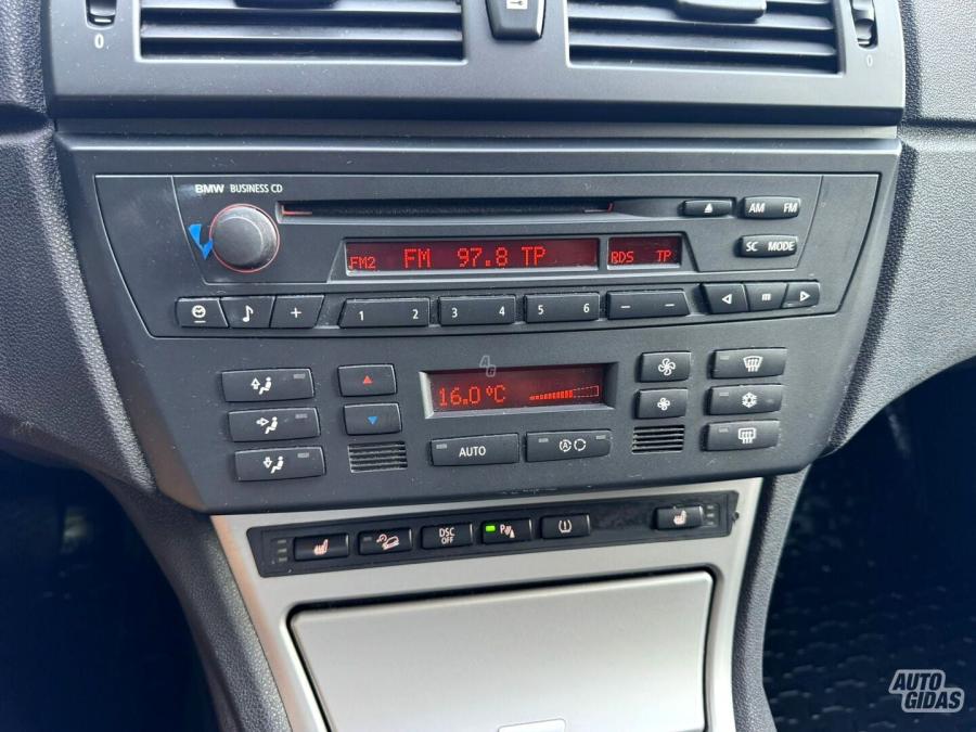 Черный БМВ Х3 2005 в Шяуляй, объемом двигателя 2.50 л и пробегом 262 тыс. км за 3250 €, фото 7 на AUTOMOTO.COM.LV