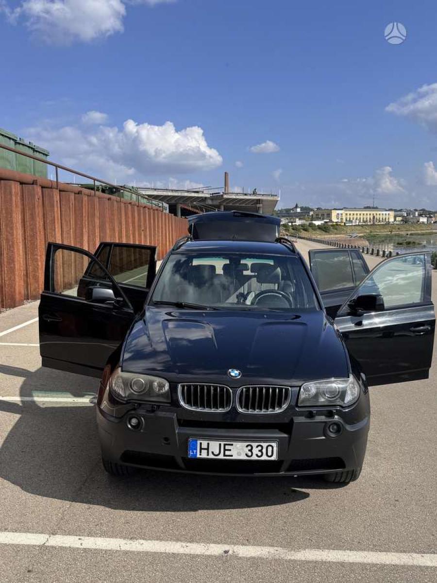 Black BMW X3 2005 in Kaunas, with an engine capacity of 3.00 L and mileage of 374 thousand km for 3300 €, photo 21 on AUTOMOTO.COM.LV