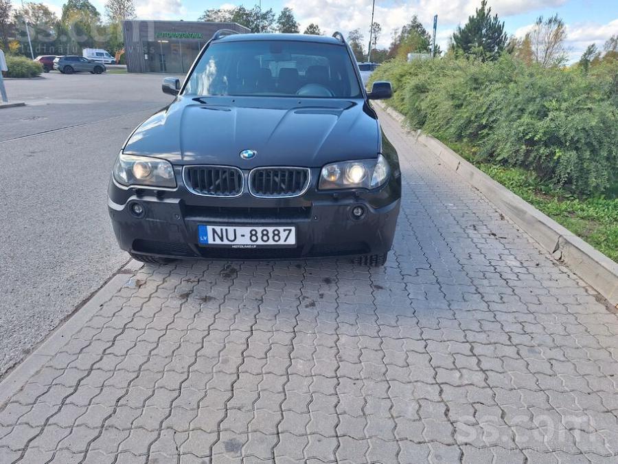 Black BMW X3 2005 in Saldus, with an engine capacity of 3.00 L and mileage of 410 thousand km for 3820 €, photo 1 on AUTOMOTO.COM.LV