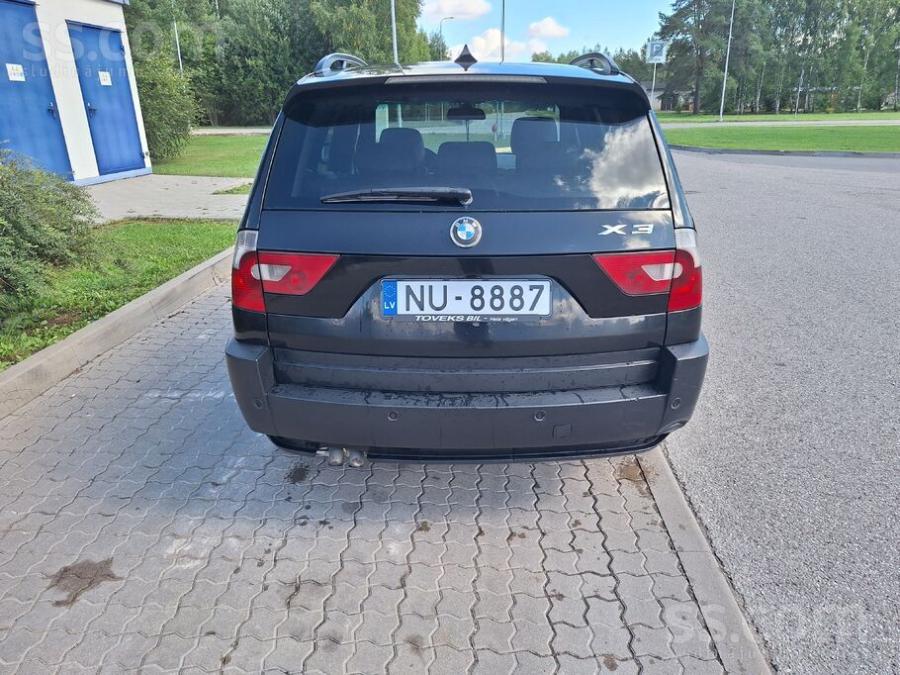 Black BMW X3 2005 in Saldus, with an engine capacity of 3.00 L and mileage of 410 thousand km for 3820 €, photo 4 on AUTOMOTO.COM.LV