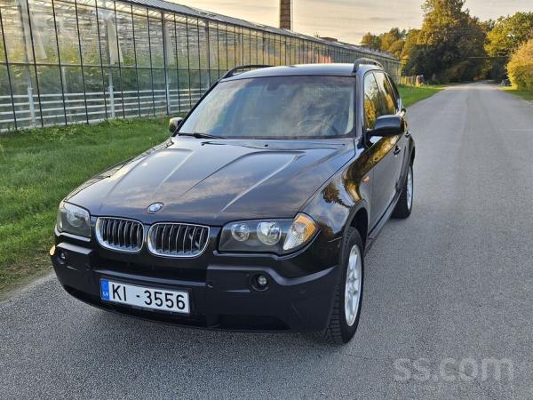 Melns BMW X3 2005 Jēkabpils, ar dzinēja tilpumu 3.00 L un nobraukumu 275 tūkst. km par 4390 €, foto 3 vietnē AUTOMOTO.COM.LV