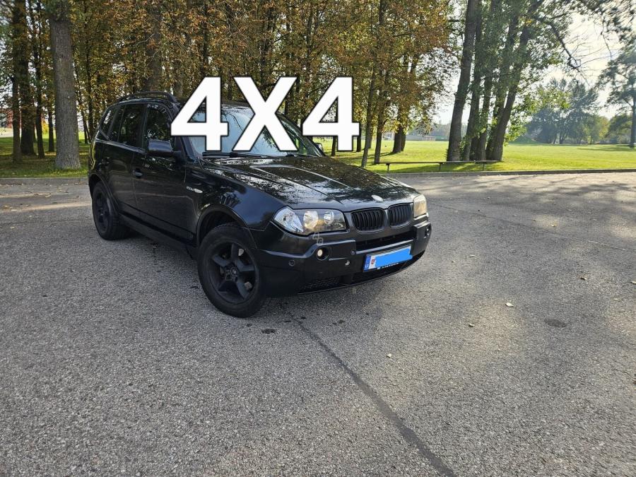 Melns BMW X3 2005 Vilkaviškis, ar dzinēja tilpumu 2.00 L un nobraukumu 0 tūkst. km par 2300 €, foto 1 vietnē AUTOMOTO.COM.LV
