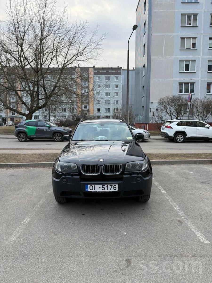 Melns BMW X3 2005 Rīga, ar dzinēja tilpumu 3.00 L un nobraukumu 310 tūkst. km par 3500 €, foto 1 vietnē AUTOMOTO.COM.LV