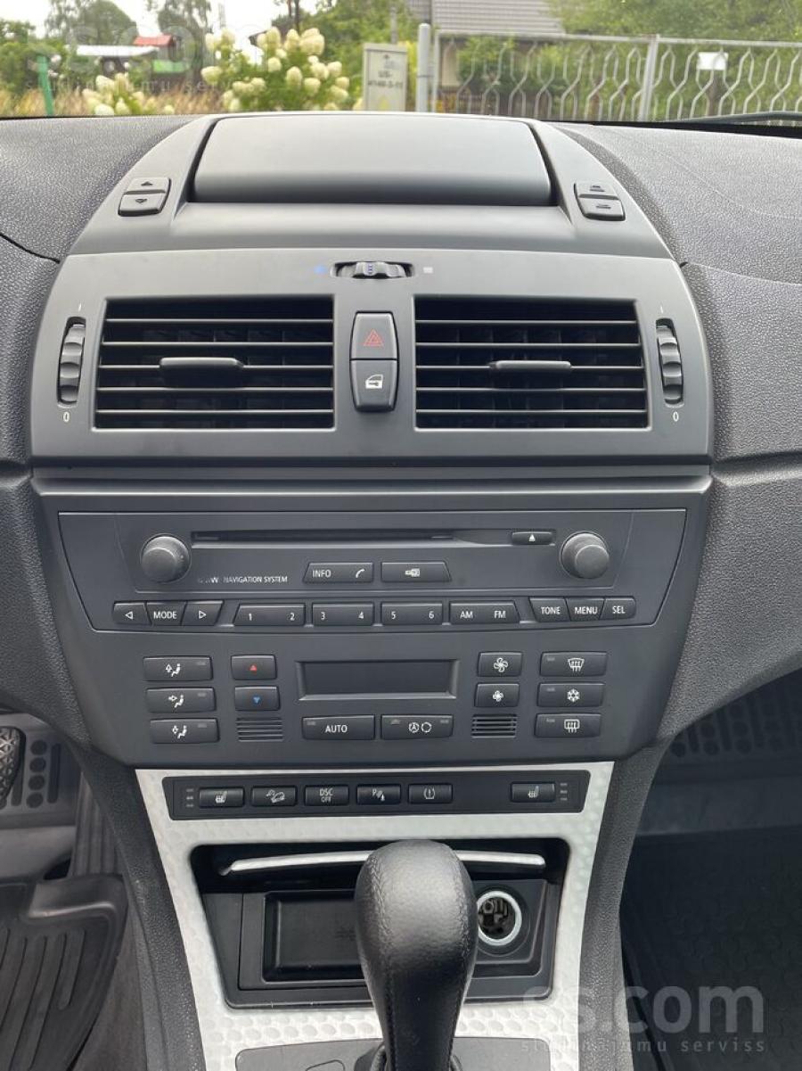 Melns BMW X3 2005 Rīga, ar dzinēja tilpumu 3.00 L un nobraukumu 330 tūkst. km par 5000 €, foto 14 vietnē AUTOMOTO.COM.LV