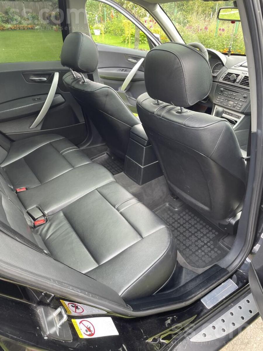 Melns BMW X3 2005 Rīga, ar dzinēja tilpumu 3.00 L un nobraukumu 330 tūkst. km par 5000 €, foto 18 vietnē AUTOMOTO.COM.LV