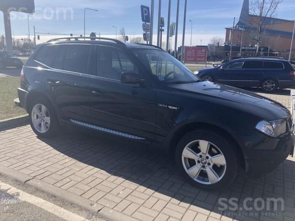 Melns BMW X3 2006 Rīga, ar dzinēja tilpumu 3.00 L un nobraukumu 277 tūkst. km par 4900 €, foto 2 vietnē AUTOMOTO.COM.LV