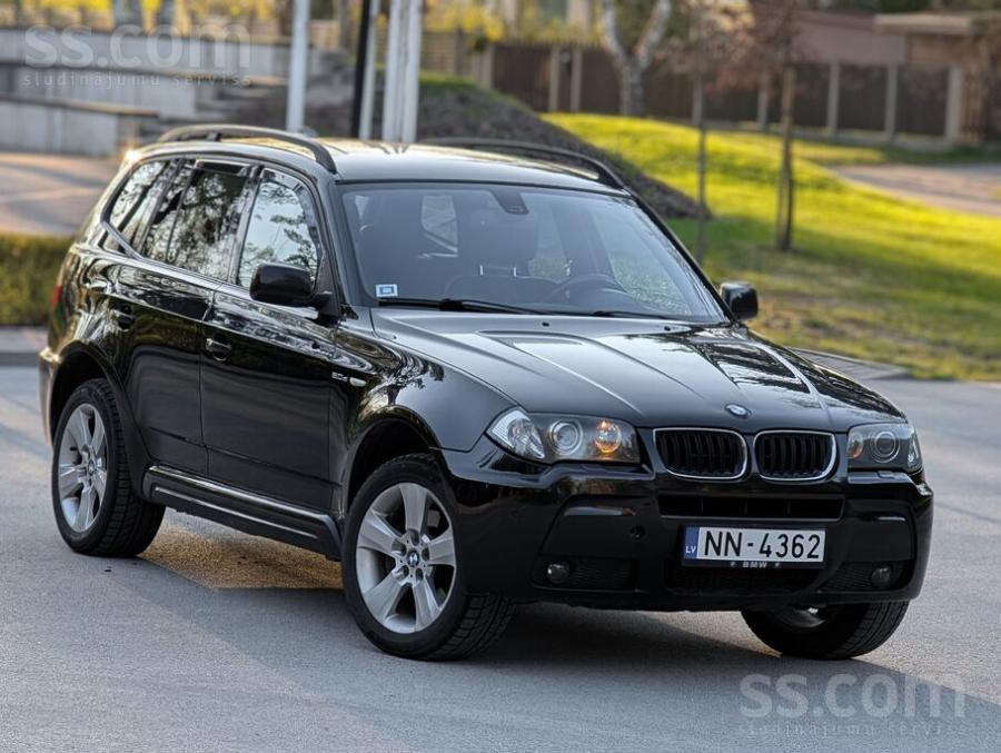 Black BMW X3 2006 in Jurmala, with an engine capacity of 2.00 L and mileage of 0 thousand km for 25900 €, photo 1 on AUTOMOTO.COM.LV