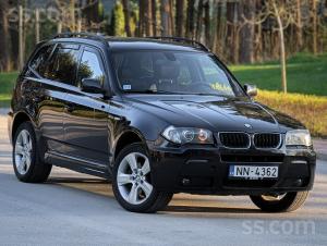 Black BMW X3 2006 in Jurmala, with an engine capacity of 2.00 L and mileage of 0 thousand km for 25900 €, photo 3 on AUTOMOTO.COM.LV