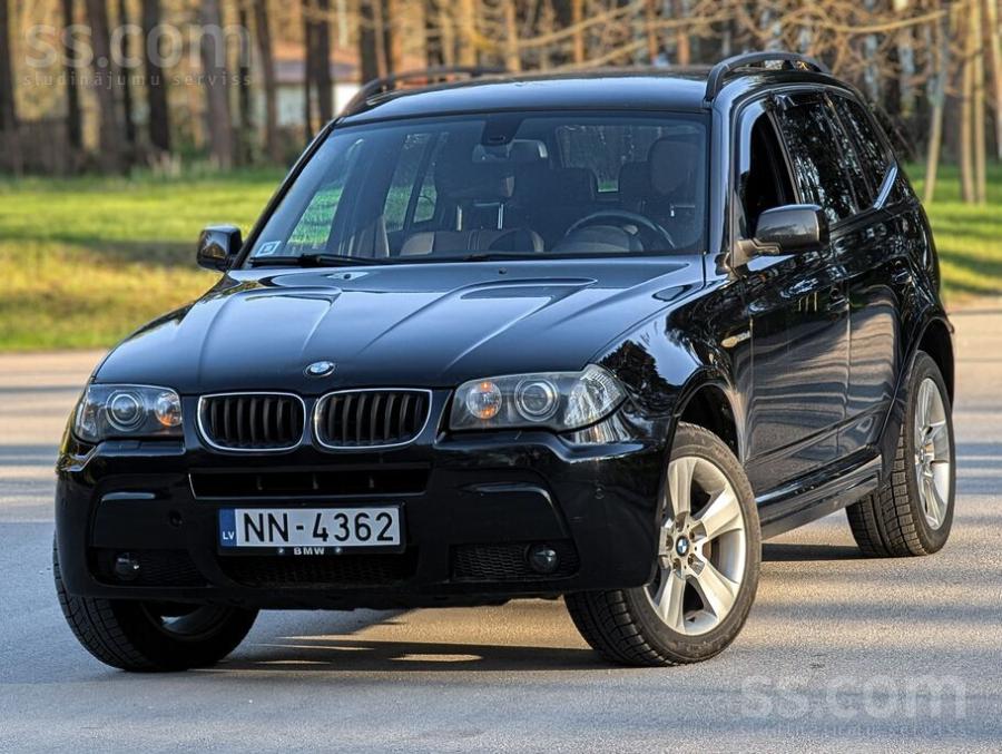 Black BMW X3 2006 in Jurmala, with an engine capacity of 2.00 L and mileage of 0 thousand km for 25900 €, photo 4 on AUTOMOTO.COM.LV