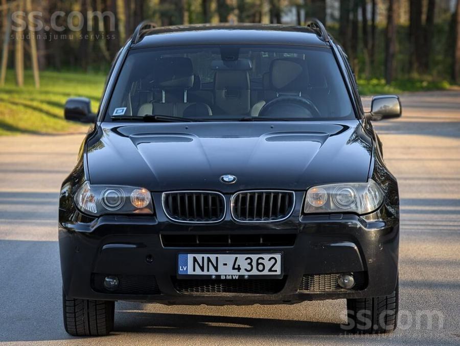 Black BMW X3 2006 in Jurmala, with an engine capacity of 2.00 L and mileage of 0 thousand km for 25900 €, photo 7 on AUTOMOTO.COM.LV