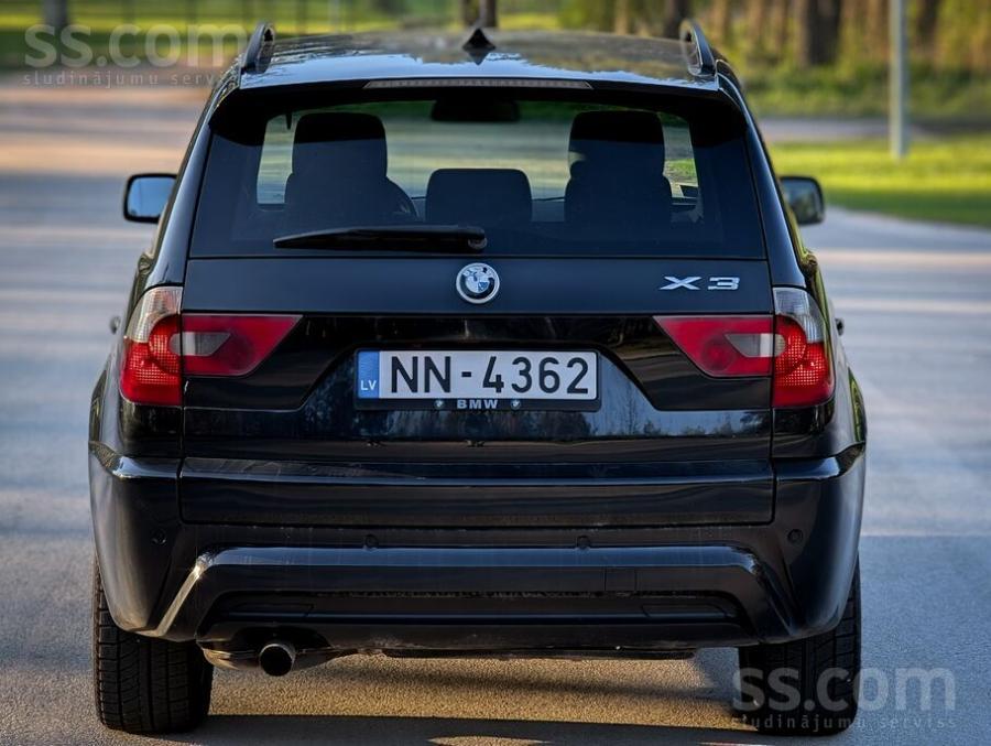 Black BMW X3 2006 in Jurmala, with an engine capacity of 2.00 L and mileage of 0 thousand km for 25900 €, photo 8 on AUTOMOTO.COM.LV