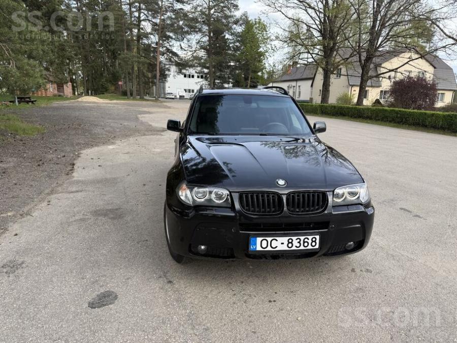 Melns BMW X3 2006 Jēkabpils, ar dzinēja tilpumu 3.00 L un nobraukumu 350 tūkst. km par 6777 €, foto 3 vietnē AUTOMOTO.COM.LV