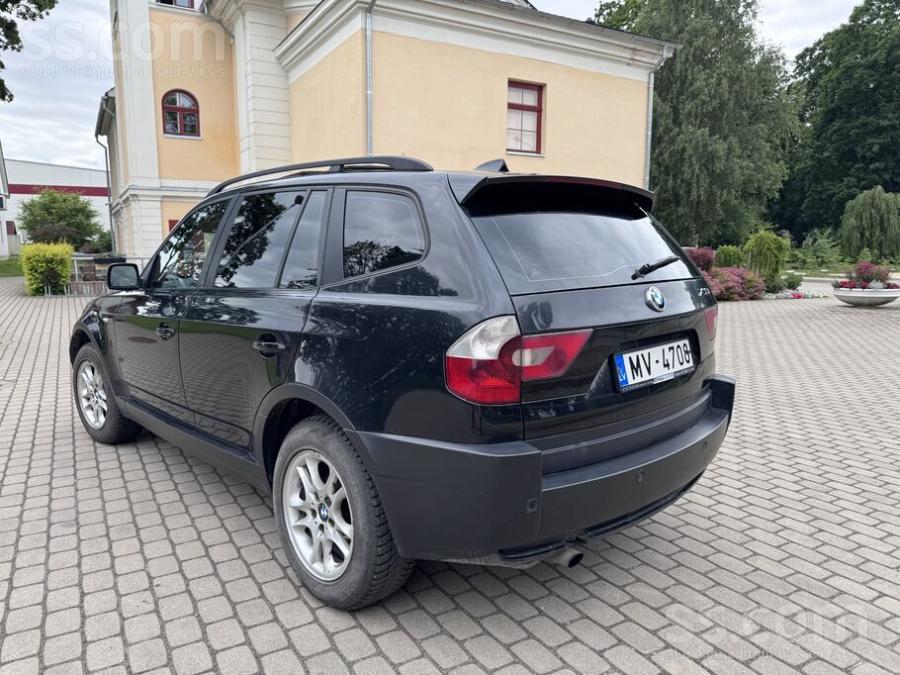 Melns BMW X3 2006 Bauska, ar dzinēja tilpumu 2.00 L un nobraukumu 326 tūkst. km par 4100 €, foto 2 vietnē AUTOMOTO.COM.LV