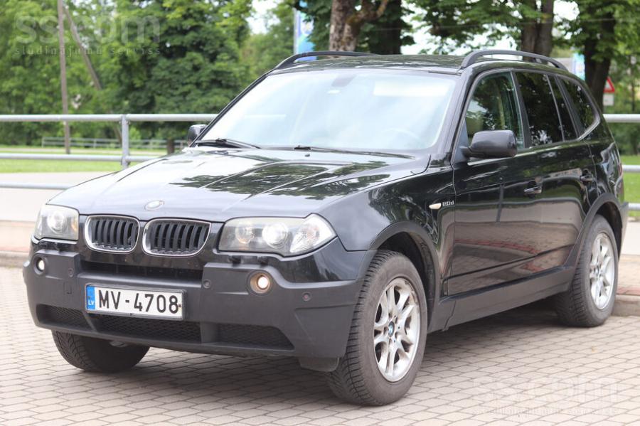 Melns BMW X3 2006 Bauska, ar dzinēja tilpumu 2.00 L un nobraukumu 326 tūkst. km par 4100 €, foto 3 vietnē AUTOMOTO.COM.LV