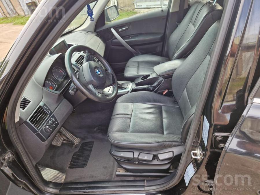 Melns BMW X3 2006 Valmiera, ar dzinēja tilpumu 3.00 L un nobraukumu 418 tūkst. km par 3600 €, foto 9 vietnē AUTOMOTO.COM.LV