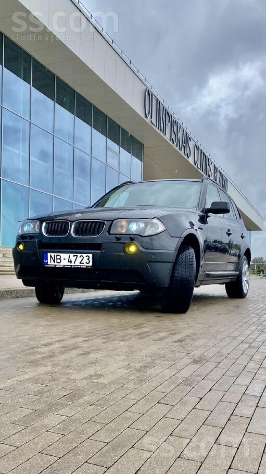 Melns BMW X3 2006 Rēzekne, ar dzinēja tilpumu 3.00 L un nobraukumu 290 tūkst. km par 4750 €, foto 1 vietnē AUTOMOTO.COM.LV