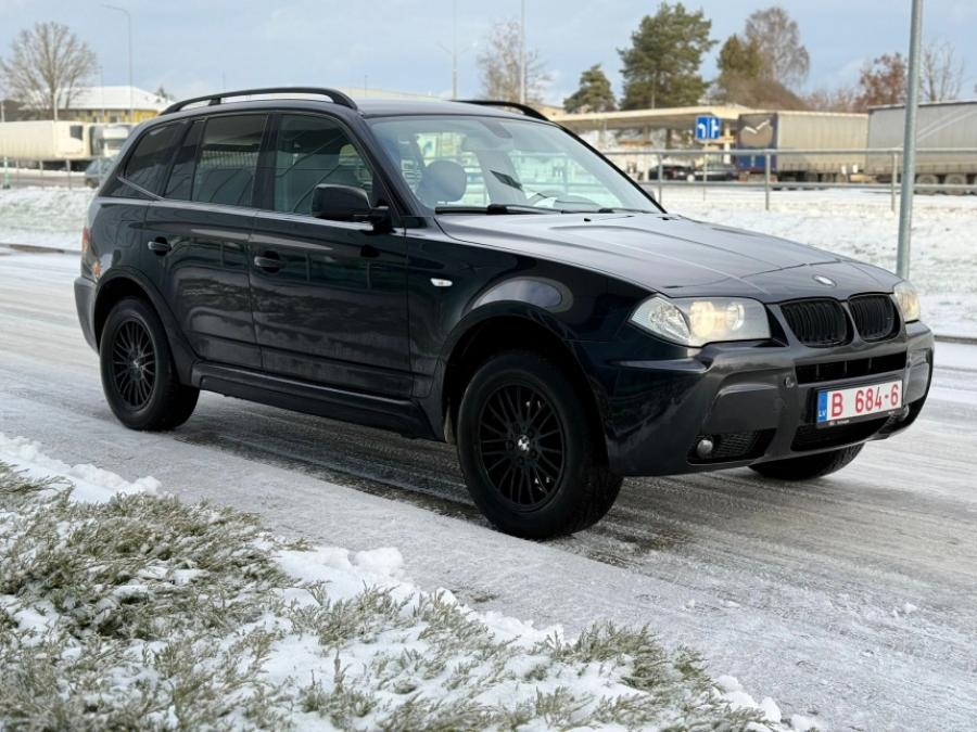 Black BMW X3 2006 in Rezekne, with an engine capacity of 2.00 L and mileage of 396 thousand km for 4800 €, photo 12 on AUTOMOTO.COM.LV