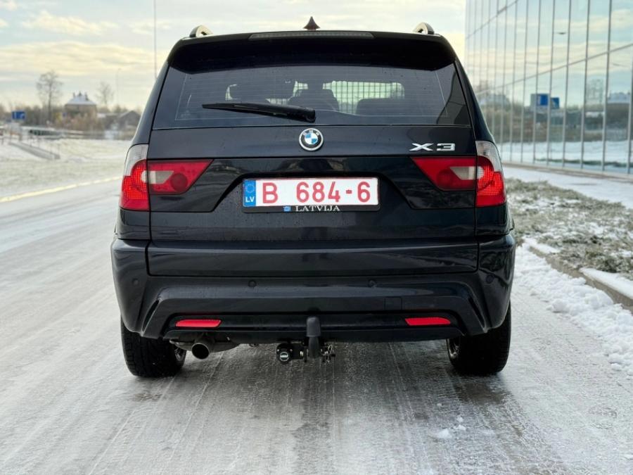 Black BMW X3 2006 in Rezekne, with an engine capacity of 2.00 L and mileage of 396 thousand km for 4800 €, photo 13 on AUTOMOTO.COM.LV