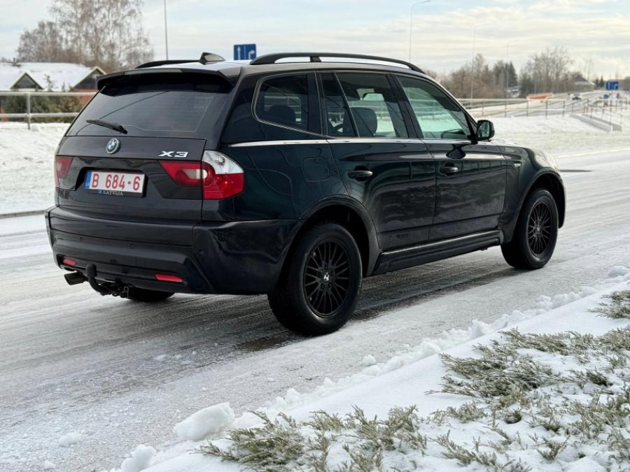 Black BMW X3 2006 in Rezekne, with an engine capacity of 2.00 L and mileage of 396 thousand km for 4800 €, photo 14 on AUTOMOTO.COM.LV