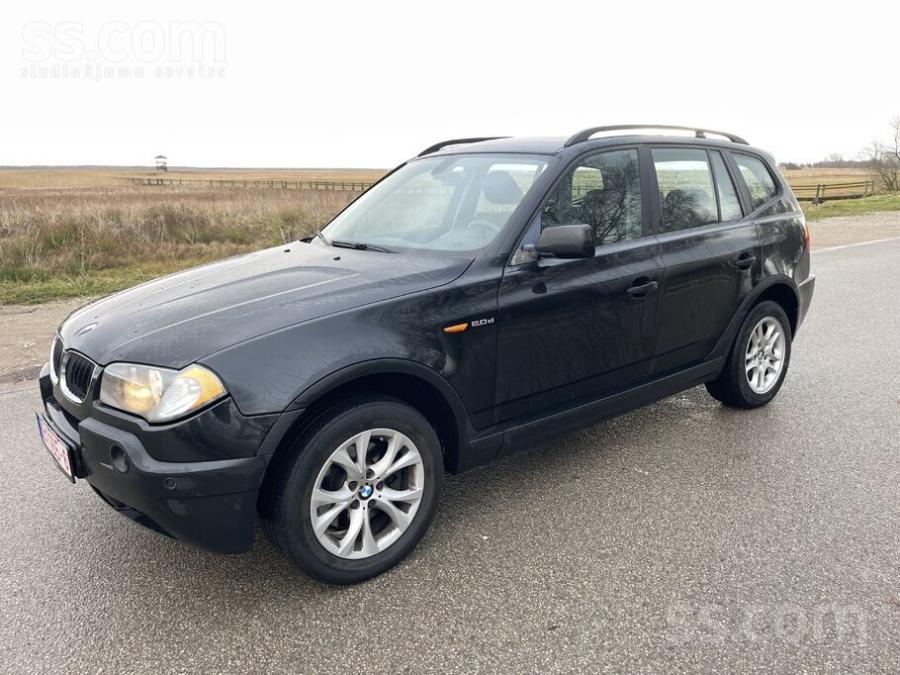 Black BMW X3 2006 in Liepaja, with an engine capacity of 2.00 L and mileage of 325 thousand km for 3300 €, photo 2 on AUTOMOTO.COM.LV