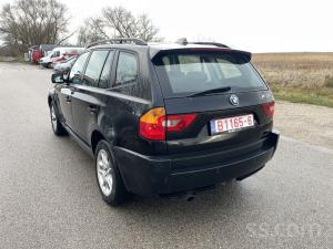 Black BMW X3 2006 in Liepaja, with an engine capacity of 2.00 L and mileage of 325 thousand km for 3300 €, photo 3 on AUTOMOTO.COM.LV