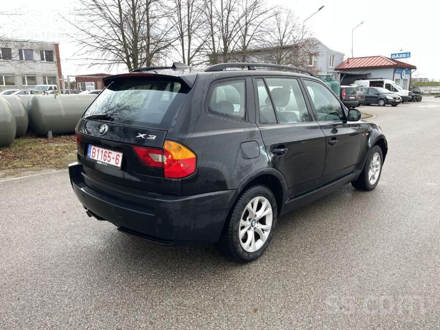 Black BMW X3 2006 in Liepaja, with an engine capacity of 2.00 L and mileage of 325 thousand km for 3300 €, photo 5 on AUTOMOTO.COM.LV