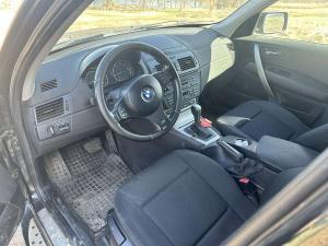 Black BMW X3 2006 in Vilnius, with an engine capacity of 2.99 L and mileage of 402 thousand km for 2999 €, photo 15 on AUTOMOTO.COM.LV