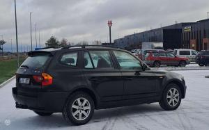 Black BMW X3 2006 in Kaunas, with an engine capacity of 2.00 L and mileage of 339 thousand km for 3300 €, photo 4 on AUTOMOTO.COM.LV